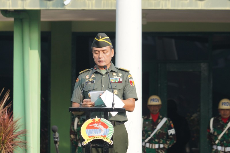 Korem 084/Bhaskara Jaya Gelar Upacara Hari Kebangkitan Nasional ke 117 ...